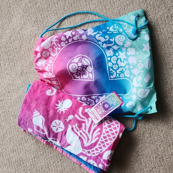 Justice | Accessories | New Justice Beach Towel And Backpack | Poshmark